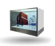 China Indoor 32 Inch Transparent LCD Display With Background Music , XVID GIF PNG for sale