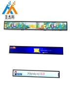 China High Brightness LCD Stretched Monitor Bar Shelf Edge Advertising Screen 6.85*3 Inch for sale