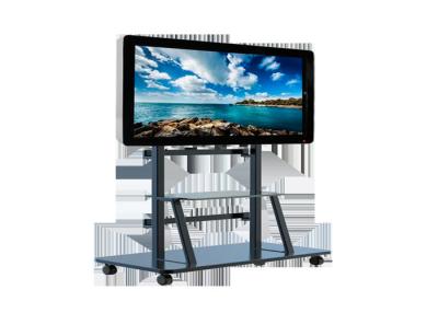 China Movable Digital Signage Screens , 65 Inch Free Standing Lcd Display 4k 500cd/m² for sale