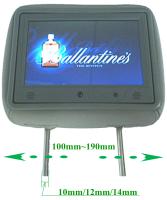 China Patented 4G Lte Car Seat LCD Screen 10.1'' 500cd/m2 Brightness SD Card USB2.0 Input for sale