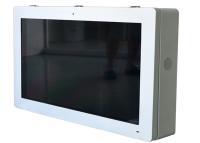 China Factory hot sale 32 inch wall mount outdoor totem multimedia digital signage kiosk IP65 waterproof outdoor advertising for sale