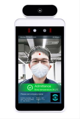 China Touchless Face Recognition Thermometer Biometrics Body Temperature Detection For Turnstile for sale