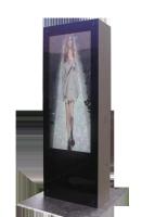 China 55 inch outdoorlandscape led advertising screen totem digital signage for sale