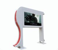 China 2000cd/m2 Outdoor Digital Signage , 43 Inch Floor Stand Advertising Player 50/60 HZ for sale