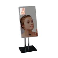 China 32 Inch Mirror Digital Signage , Floor Standing Kiosk Advertising Totem Photo Booth for sale