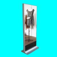 China WIFI Network Android OS Digital Mirror Display Floor Stand 32