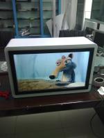 China WIFI HD Transparent LCD Display Advertising Screen 21.5 Inch With Show Case for sale