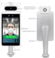 China 15W 6mm Lens Face Recognition Thermometer RK3399 for sale