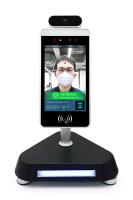 China 6mm Lens 2MP DV12V Face Recognition Temperature Device for sale