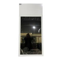 China Dual Sided AC100V 0.8mm Bezel Hanging LCD Screen 43in for sale