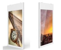 China 0.8mm Bezel 1920x1080 Double Sided Hanging Display 43
