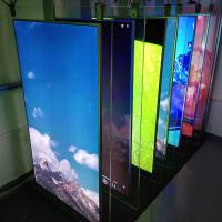 China 0.8mm Bezel 1920x1080 Double Sided Hanging Display 43