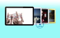 China Colorful Untrathin Wifi  / 3G 19 Inch Wall Mount LCD Display for sale