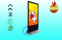 China 1080P HD Large  Touch Screen Digital Signage Wifi , Floor Standing 600cd/m2 for sale