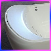 China single 1700mm solo Bathtub L-8401 With LED wide neck waterfall for sale