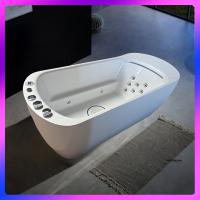 China single 1700mm solo Bathtub L-8401 With LED wide neck waterfall for sale