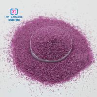 China Pink Aluminum Oxide Sandblasting Pink Corundum Oxide Efficient and Reusable for sale