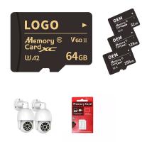 China Factory Direct Sale 8gb 16gb 32gb 64gb 128gb 256gb Tf Sd Card 4G Solar Ip Wifi Security Camera for sale