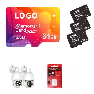 China Custom IP Camera Sd Card 64gb 128gb 256gb V30 A2 U3 Outdoor Camera CCTV Surveillance Camera for sale