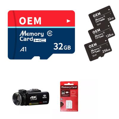 China CE ROHS FCC Camera Memory Sd Cards 128gb 256gb For Jinfly for sale
