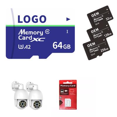China Custom Logo Surveillance Camera Memory Card 64gb 128gb IP Camera Sd Card for sale