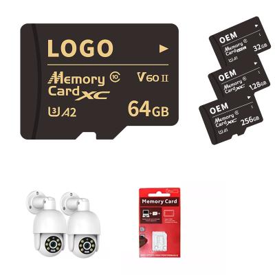 China OEM ODM Plastic Surveillance Camera Memory Card 32gb 64gb for sale