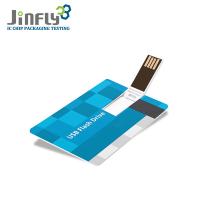 China Grade A Up To 150MB/S Reading Speed Credit Card USB Flash Drive 32gb 64gb for sale