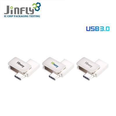 China 2 In 1 Metal Flashdisk Otg Type C 128gb 256gb 512gb for sale