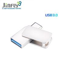 China 2 In 1 Metal Flashdisk Otg Type C 128gb 256gb 512gb for sale