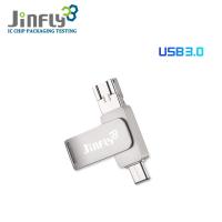 China Mlc / Tlc Chip Micro Usb Otg Flash Drive 16gb 32gb Usb 3.0 Type C for sale