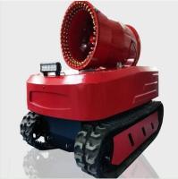 China Remote Control Fire Smoke Detection Robot 53KW 120AH Battery Powered Fire Fighting Robot for sale