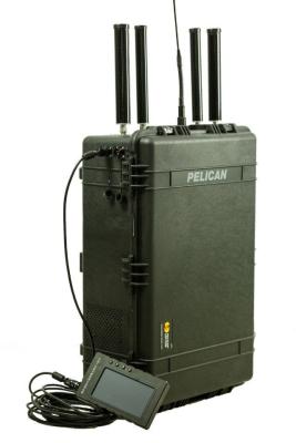 China 200 - 2700mhz 50 - 200m Portable Mobile Signal Jammer for sale