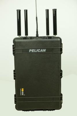 China Portable Frequency Jammer with 50-200m Range, 200-2250W Power for EOD and Security Operations for sale