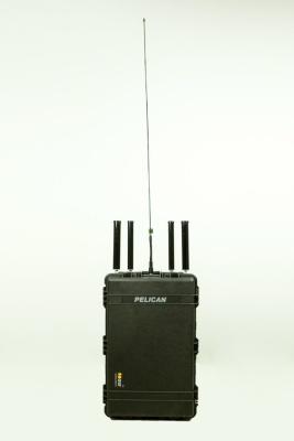 China 20-2700MHz Portable Signal Jammer for EOD Equipment with 200-2250W Power and 50-200m Range for sale