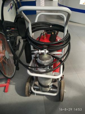 China QXWT50 Water Mist Fire Extinguisher Trolley - 35L Capacity, 6.0 Bar Pressure, Stainless Steel Construction for sale