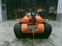 China 1100m Remote Control Fire Fighting Robot Vehicle Android Controlled 120L/s Water Cannon for sale