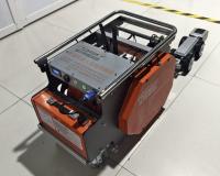 China Topsky RXR-MC80BD Fire Fighting Robot Dual Motor Six Drive 100m Wire Control for sale