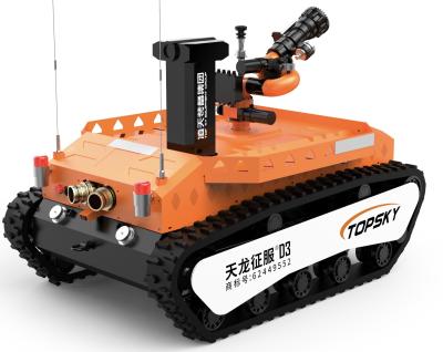 China Explosion Proof Firefighting Robot RXR MC80BD 80L s Water Flow 708kg Weight for sale
