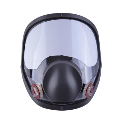 China Adjustable Headband Fire Filtering Comprehensive Gas Mask TPE for sale
