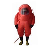 China Transparent PC Material First Level Chemical Protective Clothing Fully Enclosed Structure for sale