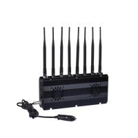 China Portable Frequency Interference Meter 20-2700MHz 190W Adjustable Band Jammer for sale