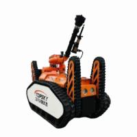 China Mining Crawler Mobile Water Spraying Fire Extinguishing Device 850kg 1700mm for sale