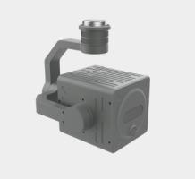 China Remote Projection Onboard Laser Projector 5W 100m with Visible Light Camera for DJI M300 M350 for sale