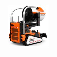 China Diesel Powered Firefighting Smoke Exhaust Robot 80m Water Cannon Hydraulic System for sale