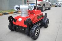 China Scout Fire Fighting Robot 1.2m/s Speed 360 Degree Monitoring 24V 120kg for sale