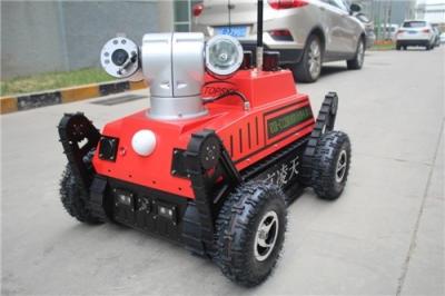 China Scout Fire Fighting Robot 1.2m/s Speed 360 Degree Monitoring 24V 120kg for sale