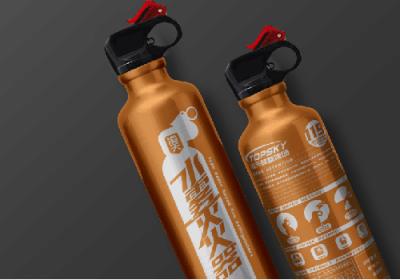 China Portable Water-based Fire Extinguisher 580mL for Vehicle Home Use A B E F Fires for sale