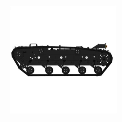 China Medium Explosion Proof Tracked Robot Chassis IP67 Exd II CT6Gb Dual High Power Motors for sale