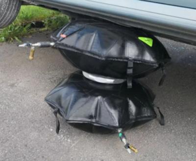 China Octagonal structure Spherical lifting air cushion Kevlar and rubber composite material for sale