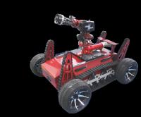 China All Terrain Firefighting Robot 350kg Load 30° Climbing Remote Control Fire Rescue Robot for sale